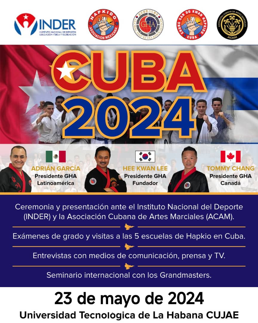 Cujae: sede de exhibición internacional de Hapkido
